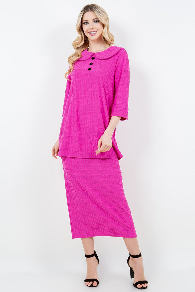 Amy & Addie Pink Pencil Skirt-Regular & Plus – The King's Daughter Boutique